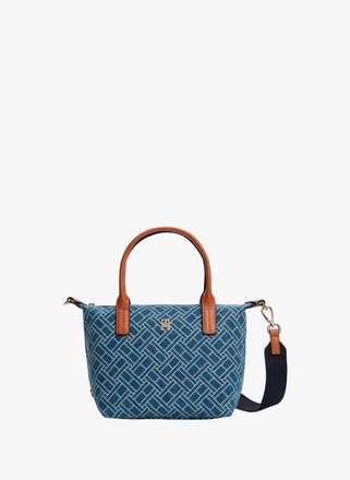Tommy Hilfiger Sac &agrave; main &agrave; imprim&eacute; monogramme en coton