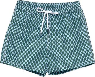 Fedeli Homme, Maillots de bain, Vert, Taille: M polyester swim shorts