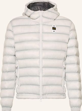 Blauer Steppjacke Charles weiss