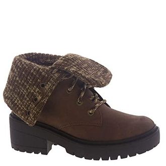 Skechers Womens Sweater Fashion Boot, Brown/Taupe, 7