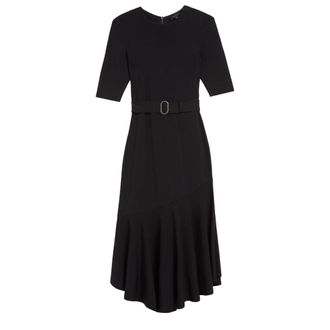Ted Baker Samalee Strickrock Midikleid Mit Schwingendem Rock, Schwarz