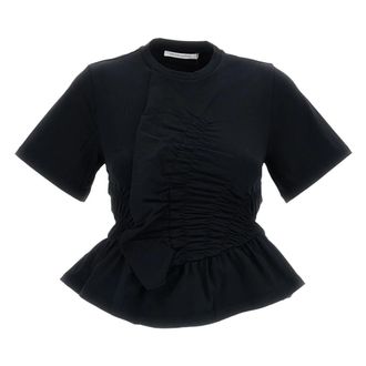 Cecilie Bahnsen Ace T-Shirt - - Tops - Damen - Schwarzk - XS
