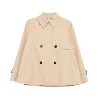 Max Mara Femme, Vestes, Beige, Taille: 42 FR Biglia Short Trench