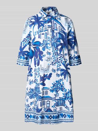 Christian Berg Relaxed Fit Klein in Kniel&auml;nge mit Allover-Motiv-Print