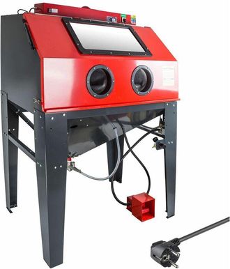 Dema Profi Sandstrahlkabine Sandstrahlger&auml;t Sandstrahlanlage Sandstrahler 500 - 690 l