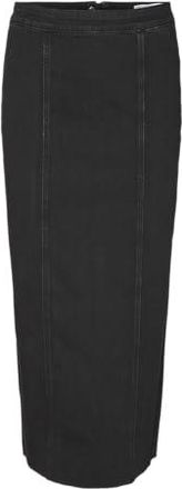 Vero Moda Vmmedusa Hw 7/8 Vi185 Boo Jupe, Jean Noir, M Femmes