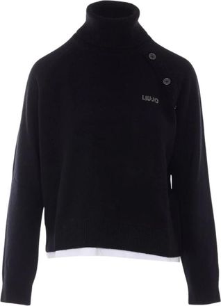 Liu Jo Damen, Strickwaren, Schwarzk, LGr&ouml;&szlig;e