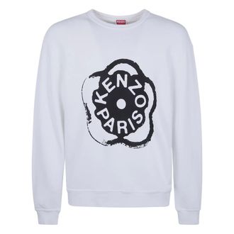 Kenzo Homme, Sweatshirts et sweats &agrave; capuche, Blanc, Taille: L Boke Flower 2.0 Classic SweaT-shirt