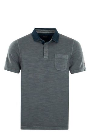Hajo Poloshirt Herren Poloshirt Popcorn-Struktur