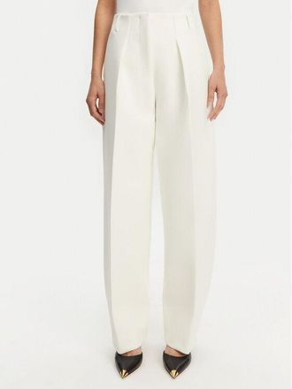 Jacquemus Stoffhose Le Pantalon Ovalo 24E241PA0791718 100 Weiß Regular Fit