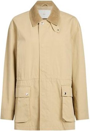 Dunst Veste droite col classique en coton m&eacute;lang&eacute;