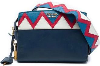 Prada Pre-owned Esplanade Crossbody - Femme - Pre-owned - Bleu - Taille: ONE Size