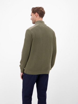 Lerros Strickjacke mit Stehkragen und sportiver Struktur