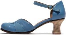 FLY London Femme BESH087FLY Pumps, Blue, 40 EU