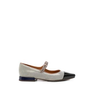 Chie Mihara Gallet Buckle-fastening Cap-toe Ballet Flats