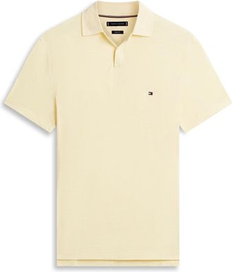 Tommy Hilfiger Meliertes Piqu&eacute;-Poloshirt mit Variokragen, Regular Fit in