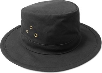 Normani Australian Traveller Buschhut Canvas Hat Uluru Farbe Schwarz Größe M