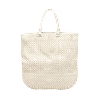 Bottega Veneta Pre-owned Leder Tote Bag - - Pre-owned - Damen - Wei&szlig; - ONE SIZE