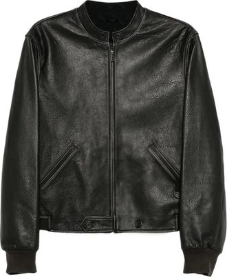 Team Wang Acceptance Lederjacke - Schwarz