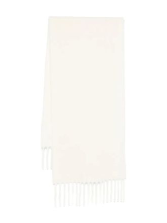 Toteme écharpe brossée à franges - Tons neutres