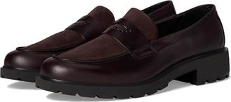 Ecco Womens Metropole Oslo Loafers Shoes Maroon