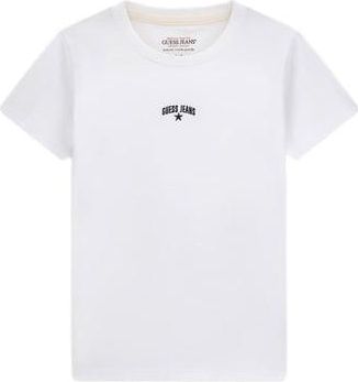 Guess Tee-shirt col rond en coton m&eacute;lang&eacute;