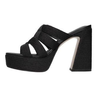Emanuelle Vee Leder- und Seil-Mules - - Shoes - Damen - Schwarzk - 40 EU