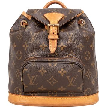 Louis Vuitton Crossbody Bags - Louis Vuitton Canvas Monogram Montsouris PM Backpa - Gr. unisize - in Braun - f&uuml;r Damen