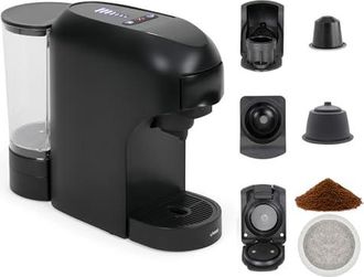 Livoo Machine &agrave; caf&eacute; multi-capsules 4 en 1 DOD217N - 1400W, 20 bars, 7 niveaux de volume, compatible Nespresso*, Dolce Gusto*, dosettes type Senseo** et caf