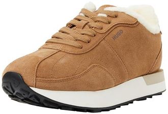 HUGO BOSS Femme Kiria_Runn_sdf Entra&icirc;neurs, Marron Pastel Clair, 38 EU