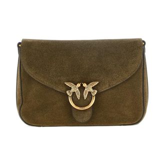 Pinko Pinko - Sac bandouli&egrave;re Love Satchel Mini - Femme - Sacs - Vert - Taille: ONE Size