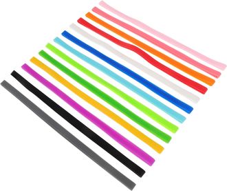 NUOBESTY 13 Stück Teiliges Elastische Silikon handtuchbänder für Strandstühle Windfeste Wiederverwendbare Fixiergurte in Farben Hohe Elastizität für Sicheren H