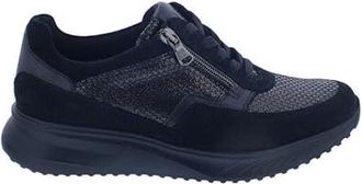 Waldläufer Ortho-Tritt K-Janka 617K01-501-771 Baskets stretch Noir/anthracite Largeur K 617K01-501-771 Noir, Noir, 42.5 EU Large