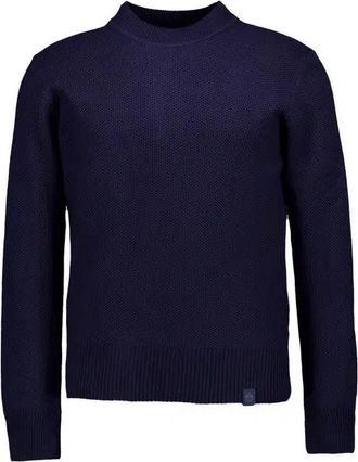 North Sails Herren Pullover blau Wolle unifarben