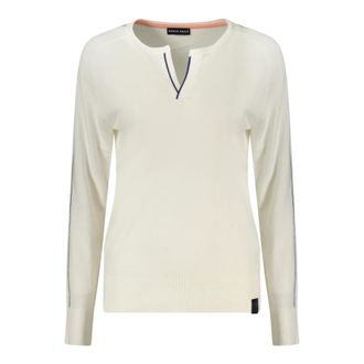 North Sails Lang&auml;rmeliges Poloshirt - - Knitwear - Damen - Wei&szlig; - 2XL