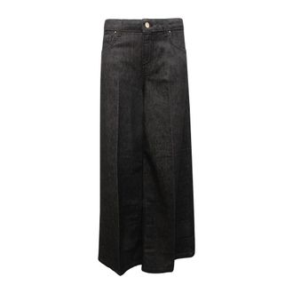 Relish Linda Wide Jeans - - Jeans - Damen - Schwarzk - W30
