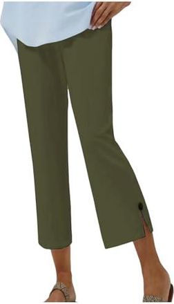 Generic Pantalon Style Jogging Chic Grossesse Enceinte Parachute D Camel Leg Pont Flanelle Cuire Plat Tall D&eacute;but Blanche Poudr&eacute; Transformable Eau Ivoire Rayur