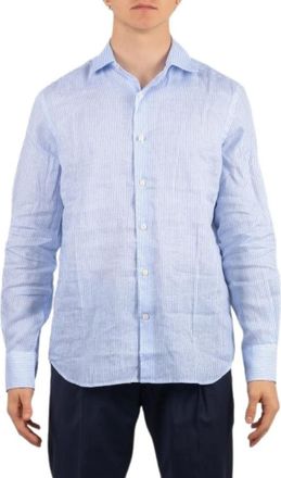 Saint Barth Homme, Chemises, Bleu, Taille: XL Camicia Uomo Saint Barth