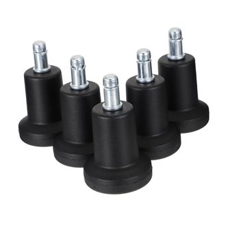 Aboofan STOBAZA 5 Stück Teiliges Bürostuhl feststellgleiter für Teppich und Hartboden rutschfeste Ersatzfüße mit Kratzschutz Kompatibel mit Office Gaming stüh