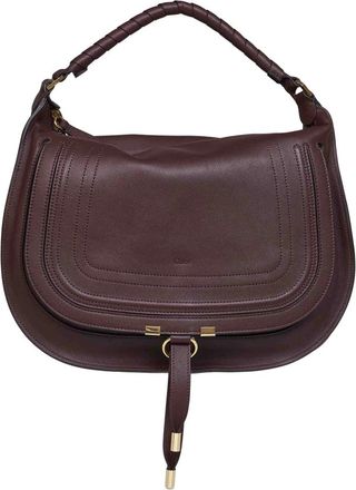 Chlo&eacute; Femme, Sacs, Brun, Taille: ONE Size Marcie Shoulder Bag