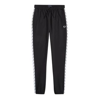Fred Perry Taped Track Pant - - Trousers - Herren - Schwarzk - XL