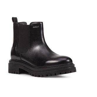 Geox Femme D Iridea B Bottines, Black, 35 EU