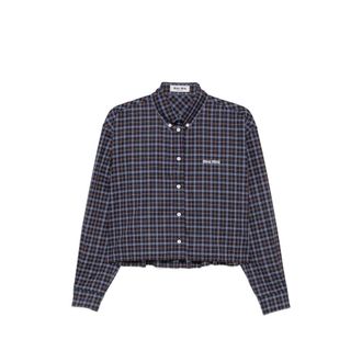 Miu Miu Plaid Shirt
