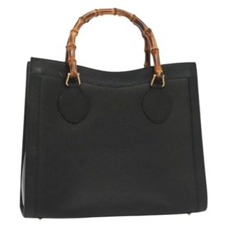 Gucci Pre-owned Cuir sacs-gucci - Femme - Pre-owned - Noir - Taille: ONE Size