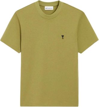 Ami Homme, Tops, Vert, Taille: 2XL T-shirt Ami de Coeur en jersey de coton l&eacute;ger
