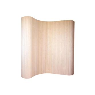 PEGANE Pegane - Paravent bambou naturel 200 x 250 cm - Souple et modulable - Revers en feutrine grise - Pour am&eacute;nagement int&eacute;rieur