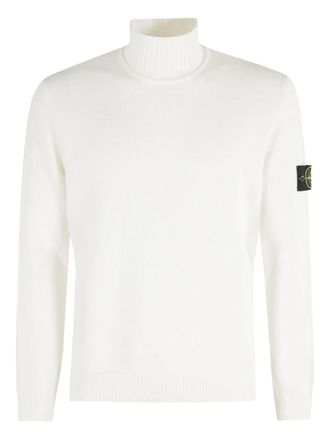 Stone Island pull à col montant - Blanc