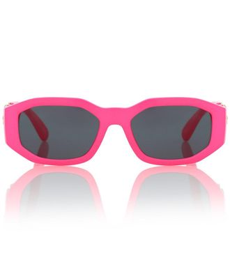 Versace Lunettes de soleil rectangulaires Medusa Biggie