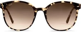 Kapten & Son Lunettes de soleil Nairobi - Pour homme et femme - Avec protection solaire et protection UV - Forme ronde élégante - Unisexe, Marron cristal tortoise