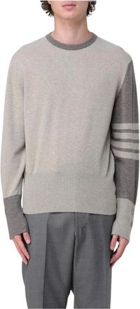 Thom Browne Herren, Strickwaren, Beige, 2XLGröße